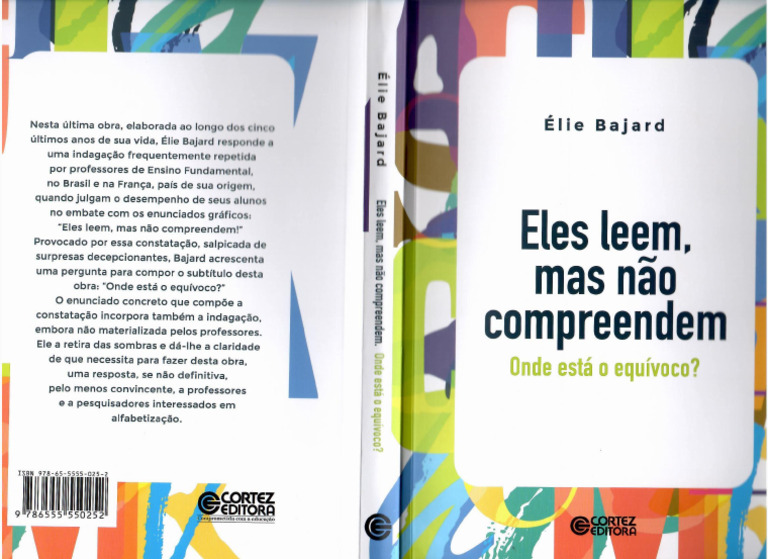 Eles Leem Mas Nao Compreendem Capa | PDF