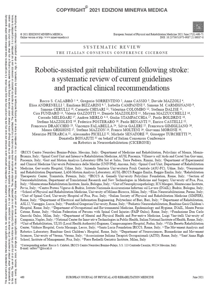 Gait Paper | PDF | Stroke | Physical Therapy