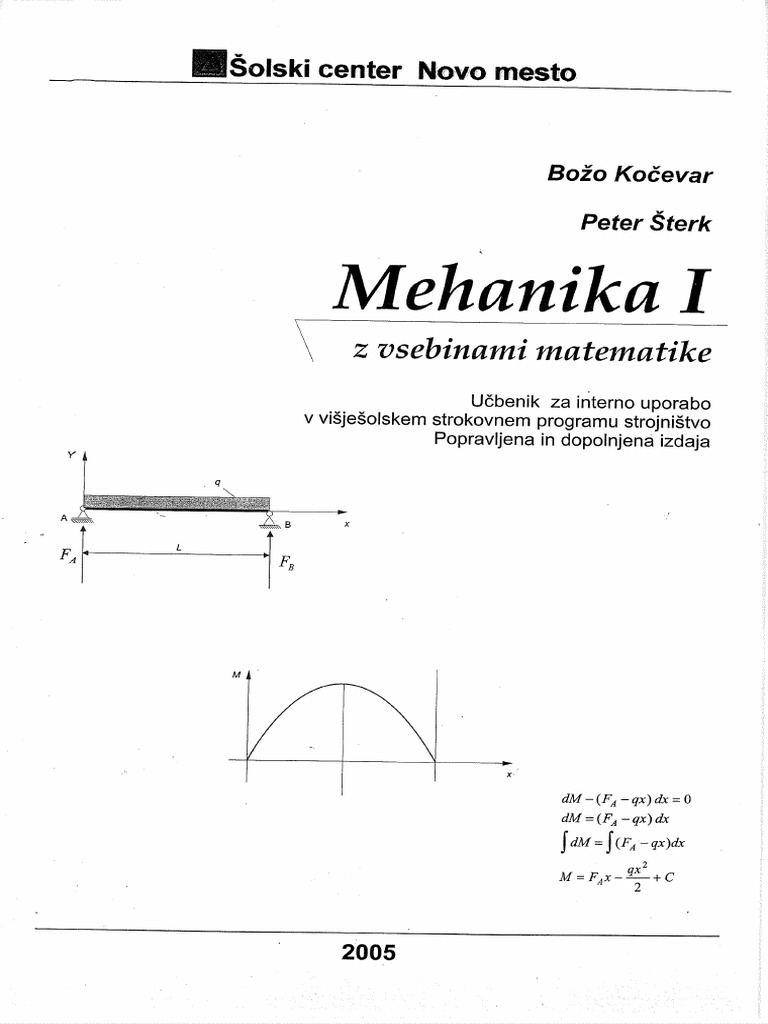 Mehanika I NM | PDF
