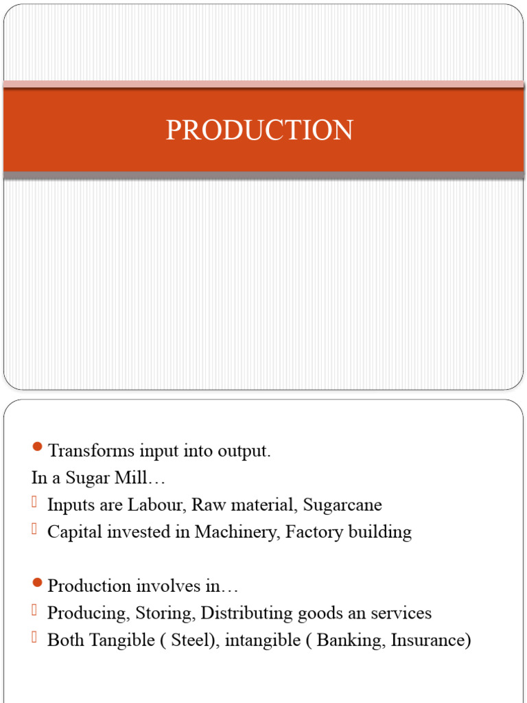 Production | PDF