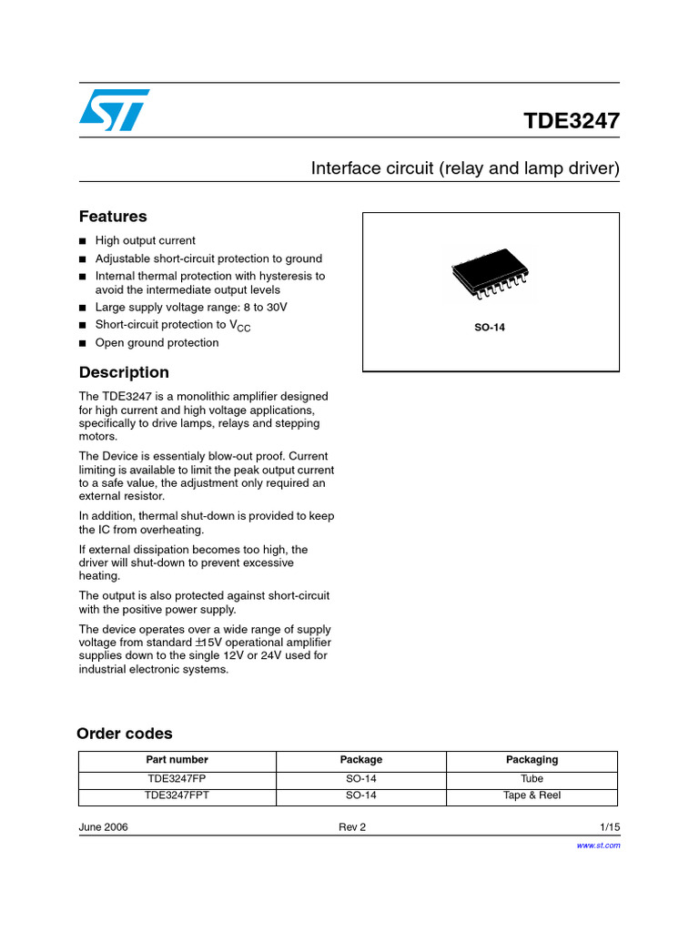 Tde 3247 | PDF | Amplifier | Resistor