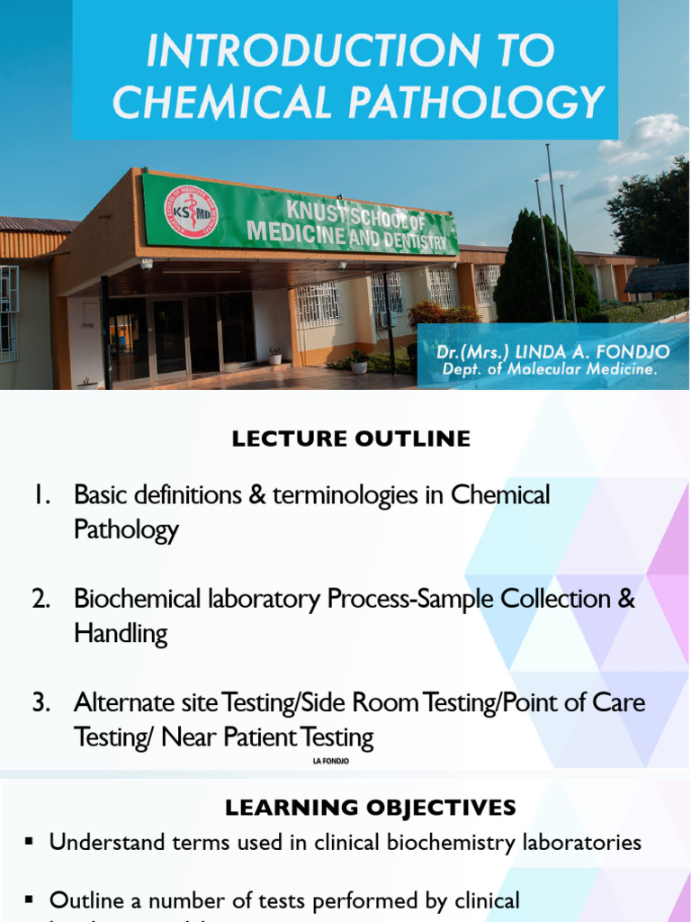 Intro To Chem Path 23 | PDF | Medical Diagnosis | Pathology