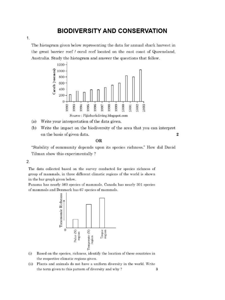 BIODIVERSITY AND CONSERVATION | PDF | Biodiversity | Conservation Biology