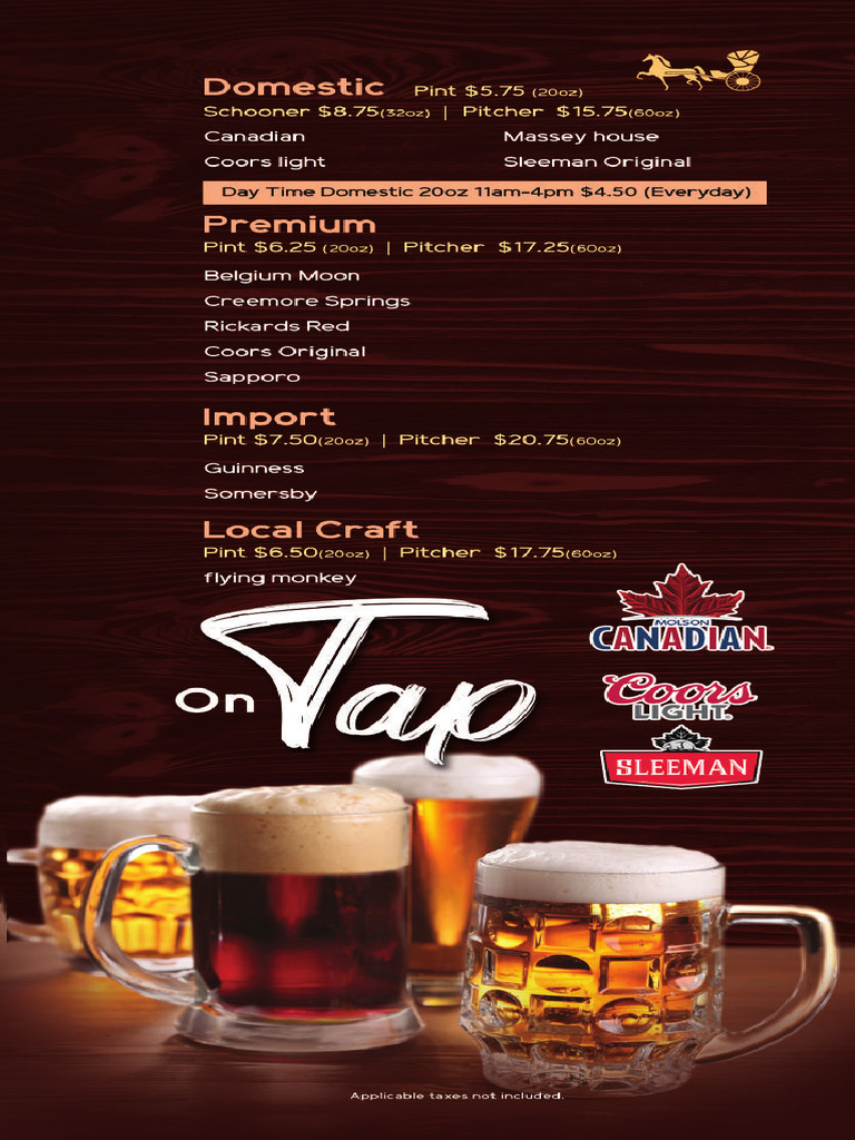 Drink Menu Compressed | PDF