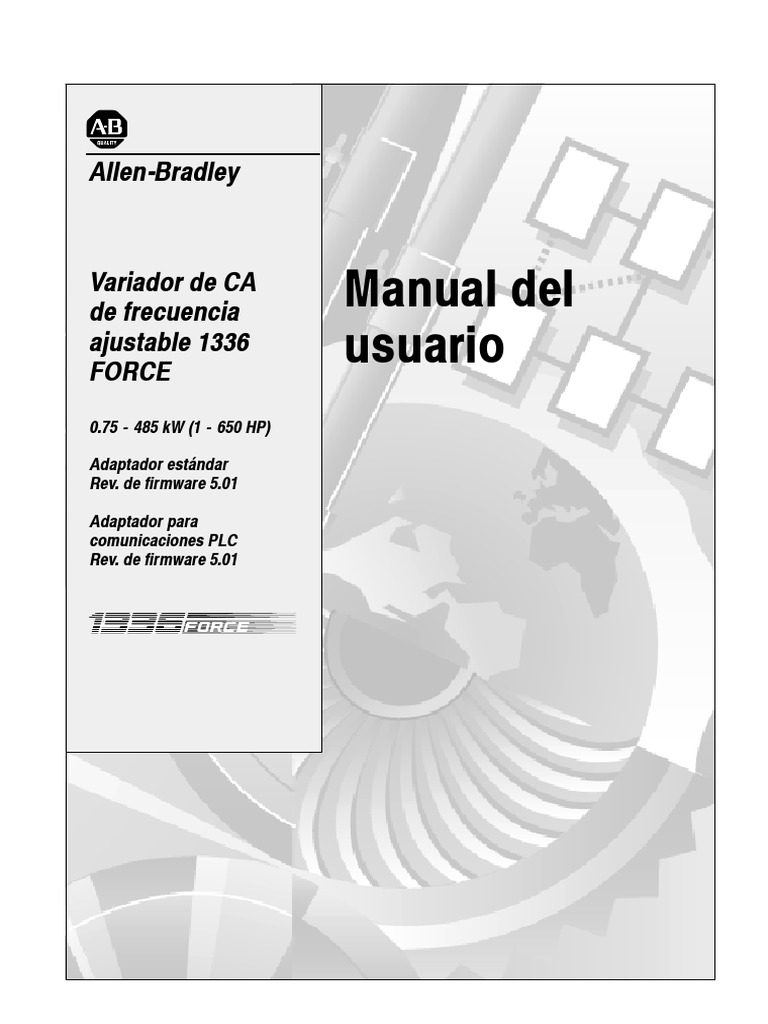 Manual Variador CA 1336 FORCE Allen-Bradley | PDF | Ingenieria ...