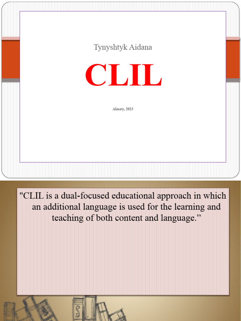 CLIL | PDF | Learning | Teachers
