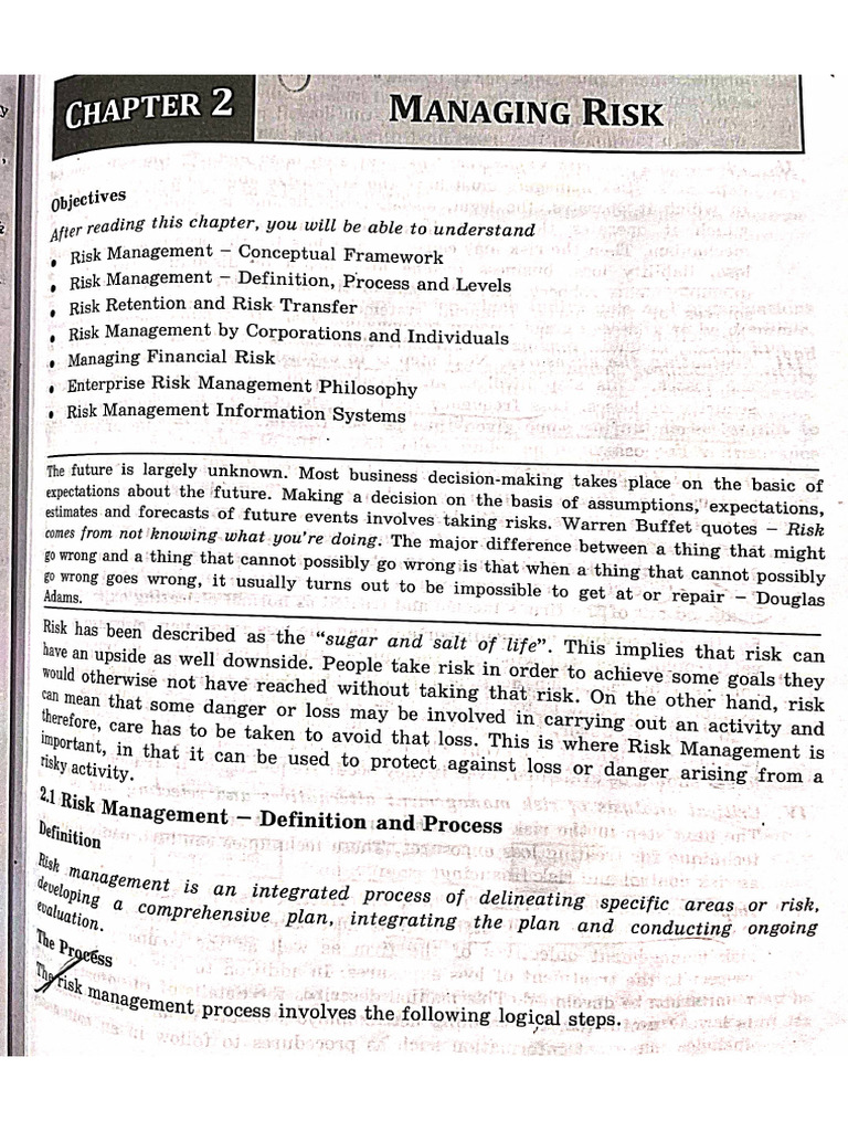 2.managing Risk | PDF