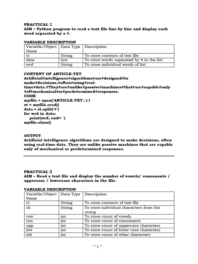 CS Practicals Xii 2022 23 | PDF | Parameter (Computer Programming) | String (Computer Science)