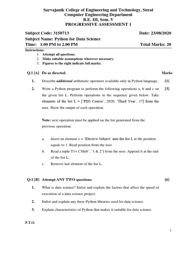 Python For Data Science | PDF | Class (Computer Programming) | Method (Computer Programming)