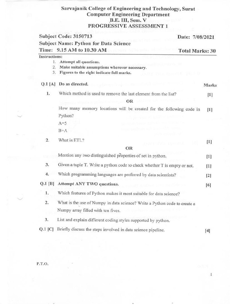 Python For Data Science | PDF
