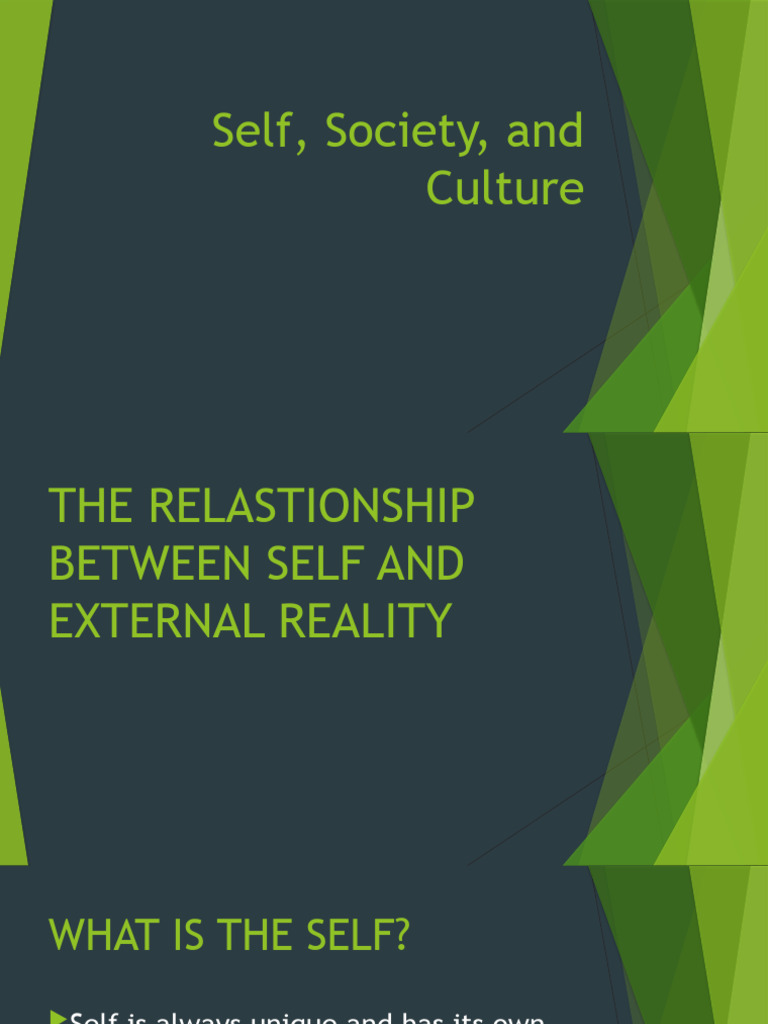 Week2 UTS Self Society and Culture | PDF | Self | Gender Studies