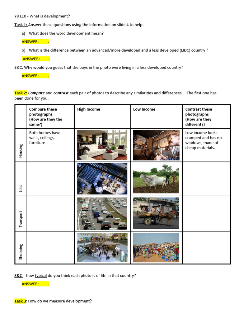 L10 student worksheet | PDF