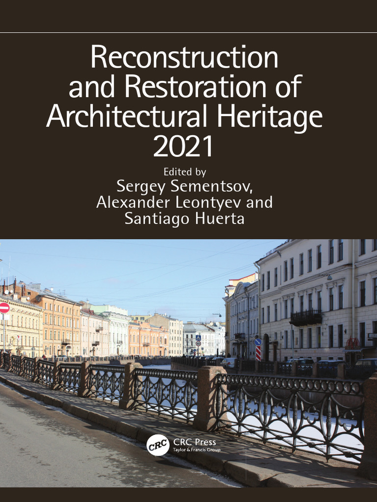 Reconstruction and Restoration of Architectural Heritage | PDF ...