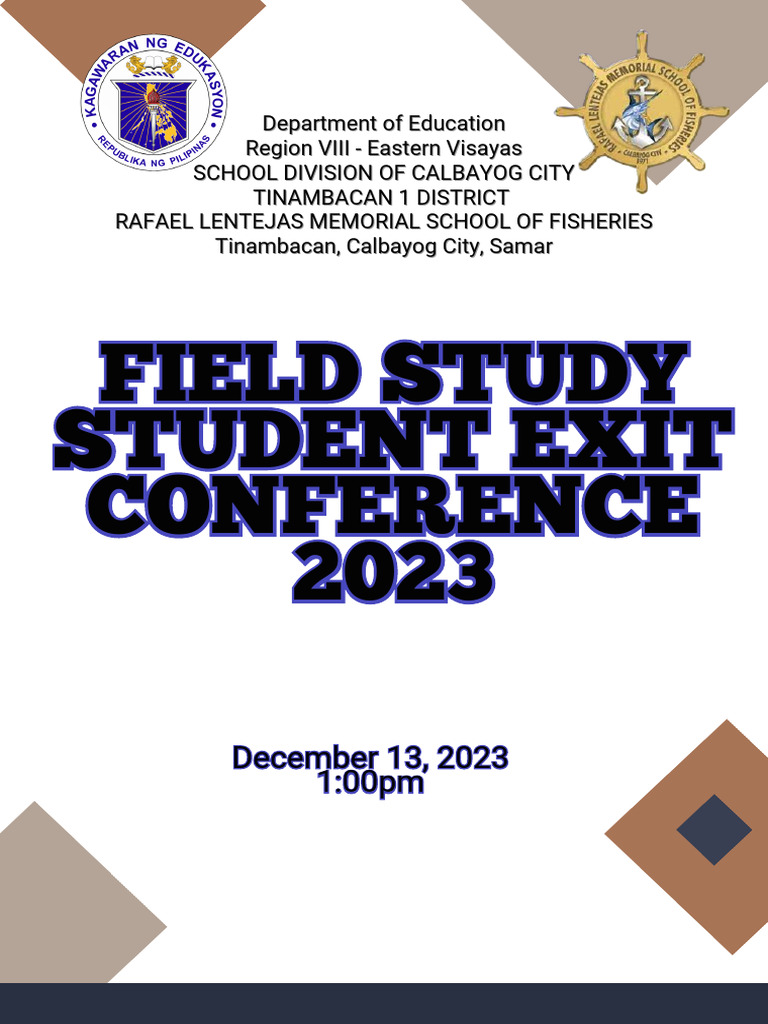 2023 Student Exit Conference Program | PDF | Sports & Recreation