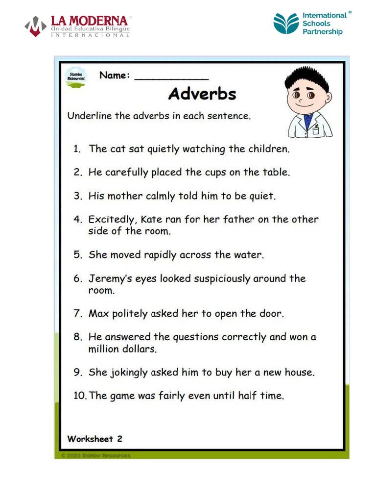 Adverbs Ex | PDF
