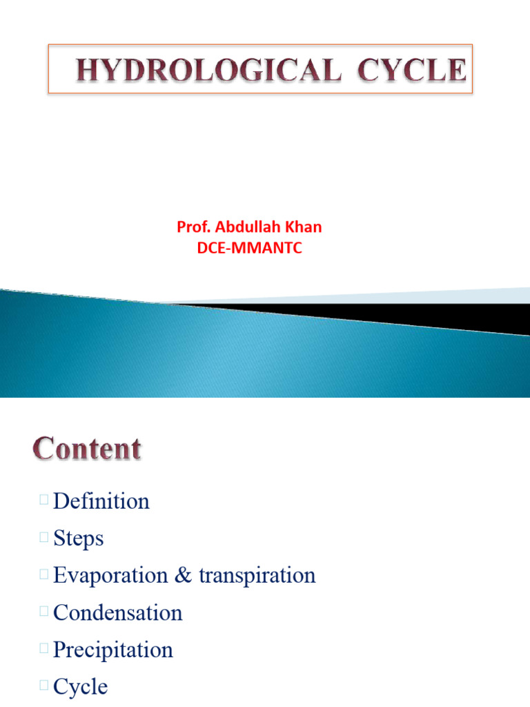 The Water Cycle Explained | PDF