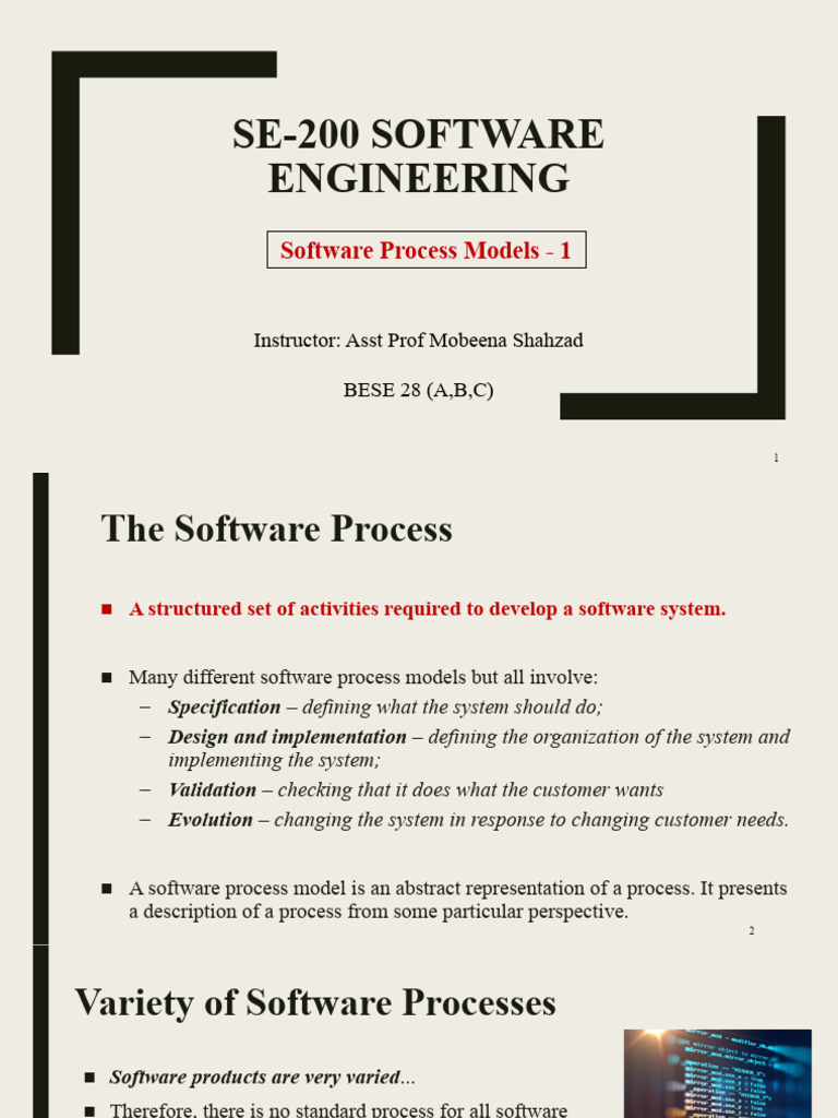 Lecture 2 - Software Process Models - 1 | Download Free PDF | Component ... Lecture 2 - Software Process Models - 1 | Download Free PDF | Component ...