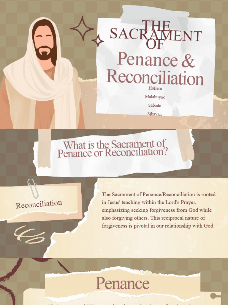 Sacrament of Penance and Reconciliation | PDF | Confession (Religion ...