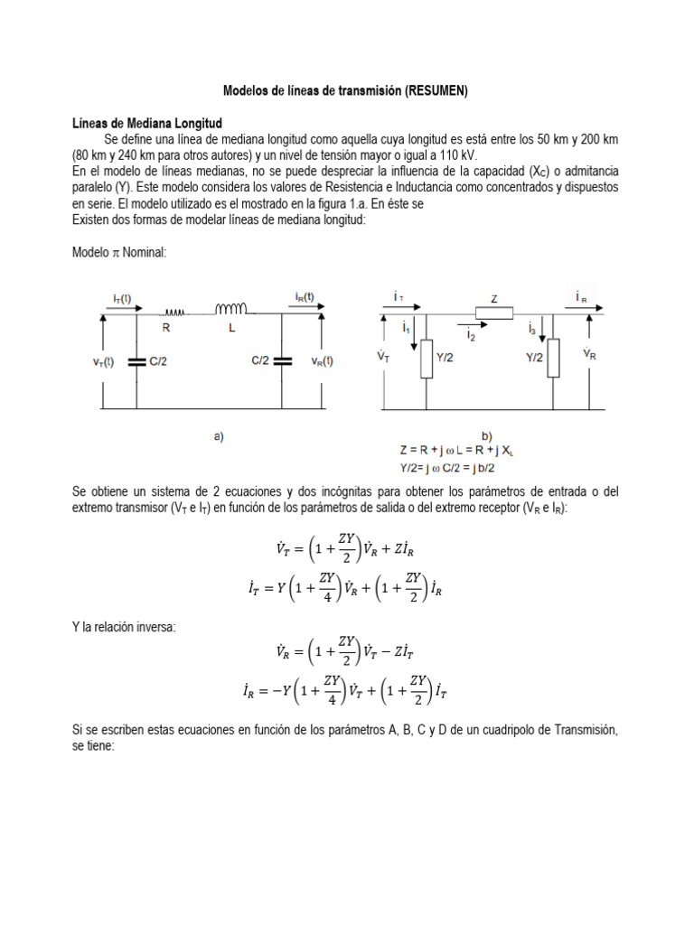 2023-2 INACAP Analisis Circuitos U04-3 Ejercicio Cuadripolos T | Descargar gratis PDF | Línea de ...