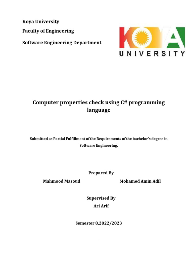 Computer Properties Check Using C Sharp | PDF | Central Processing Unit | Computer Data Storage