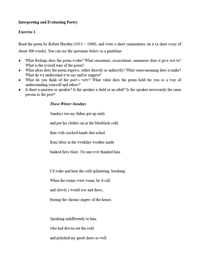 Analyzing Poems - 2 - Chin Yi Ming | PDF | Poetry