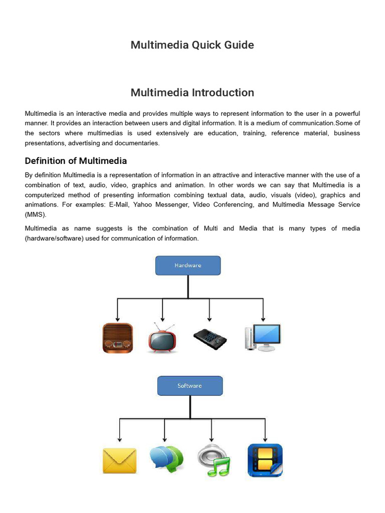 Multimedia Quick Guide | PDF | Computer Data Storage | Computer Monitor