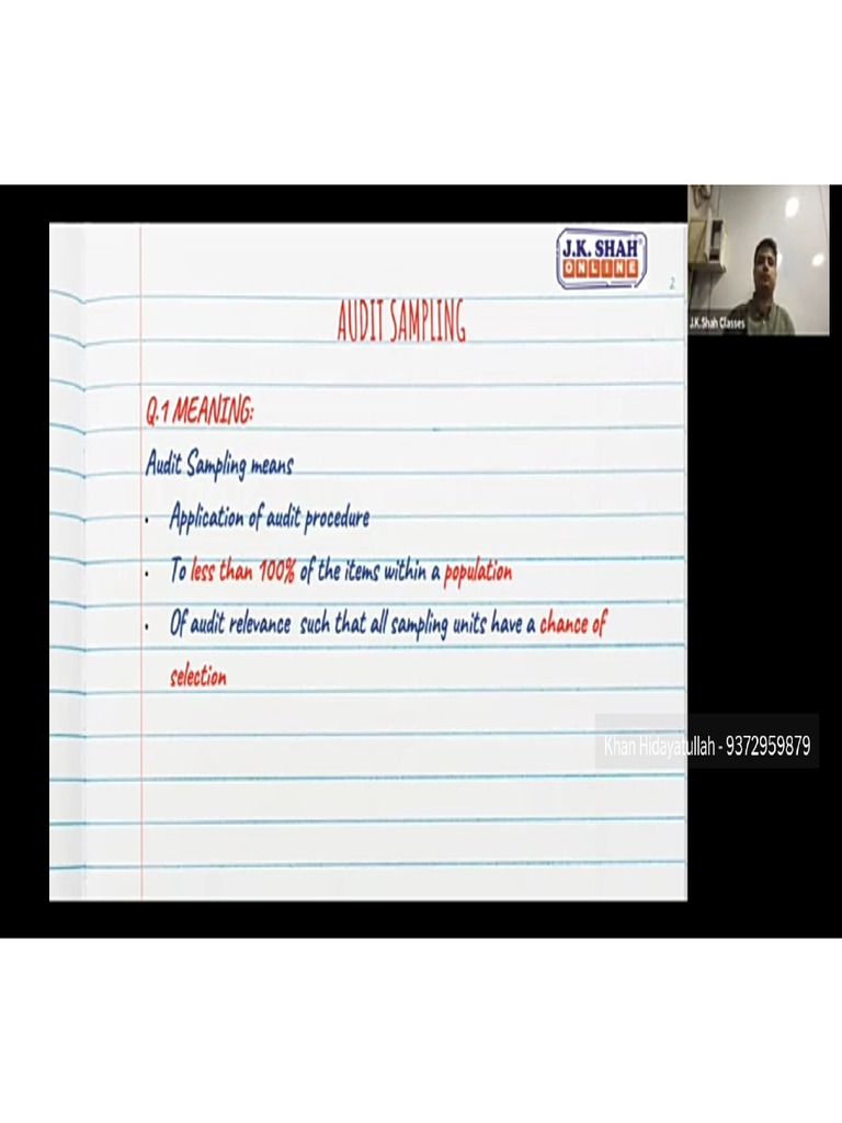 Audit Sampling PDF | PDF