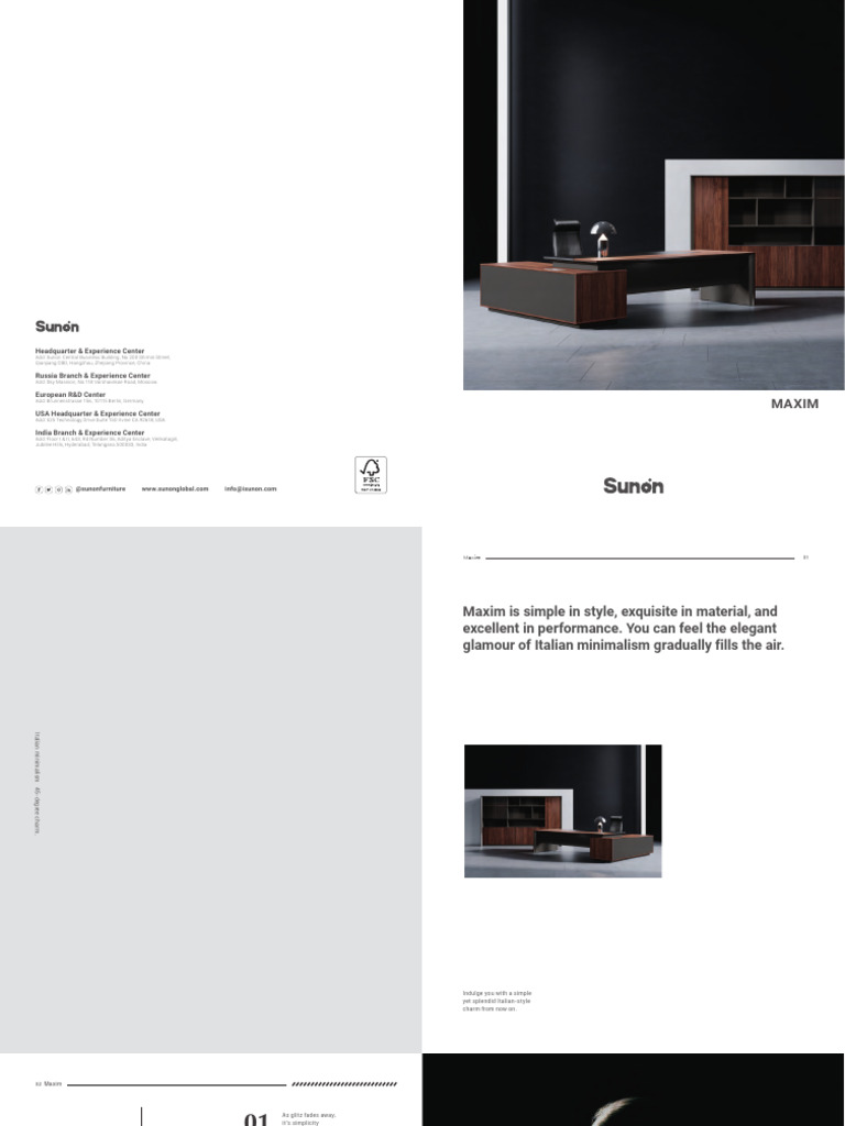 Maxim Brochure | PDF | Minimalism