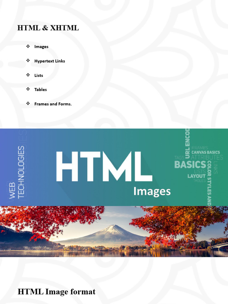 WT-III-HTML & HTML - Img-list-Table-03 | PDF | Html Element | Hyperlink