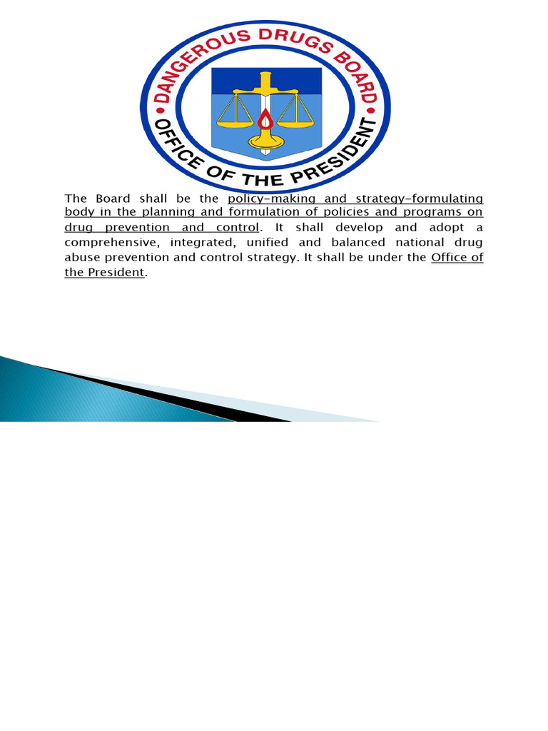 Drugs Dangerous Board and Pdea | PDF | Government | Justice