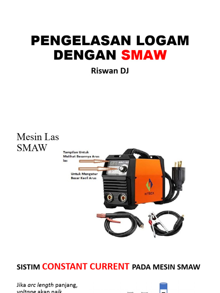 Prinsip dan Teknik Pengelasan SMAW | PDF | Sains & Matematika