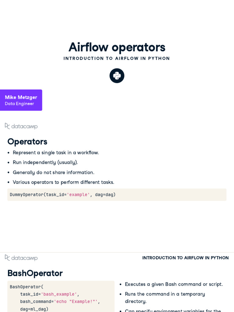Airflow Chapter2 | PDF | Python (Programming Language) | Software
