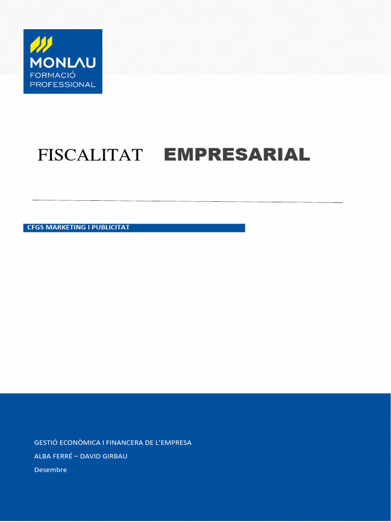 Tema 4 Fiscalitat | PDF
