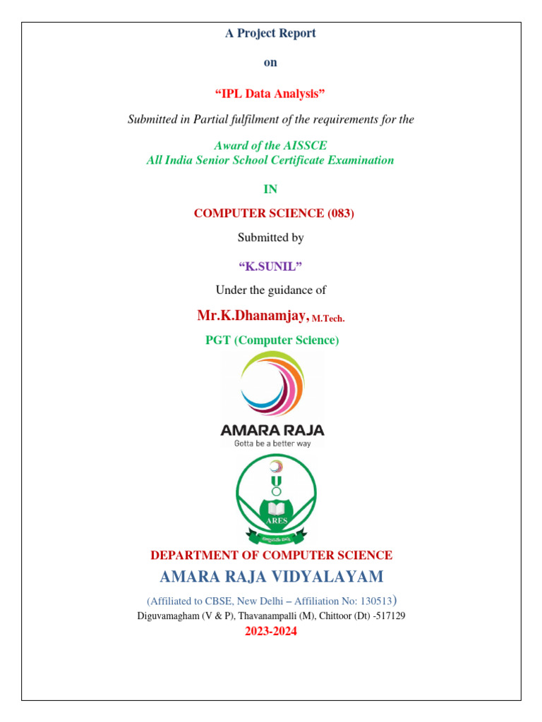 K Sunil | PDF | Analytics | Data Analysis