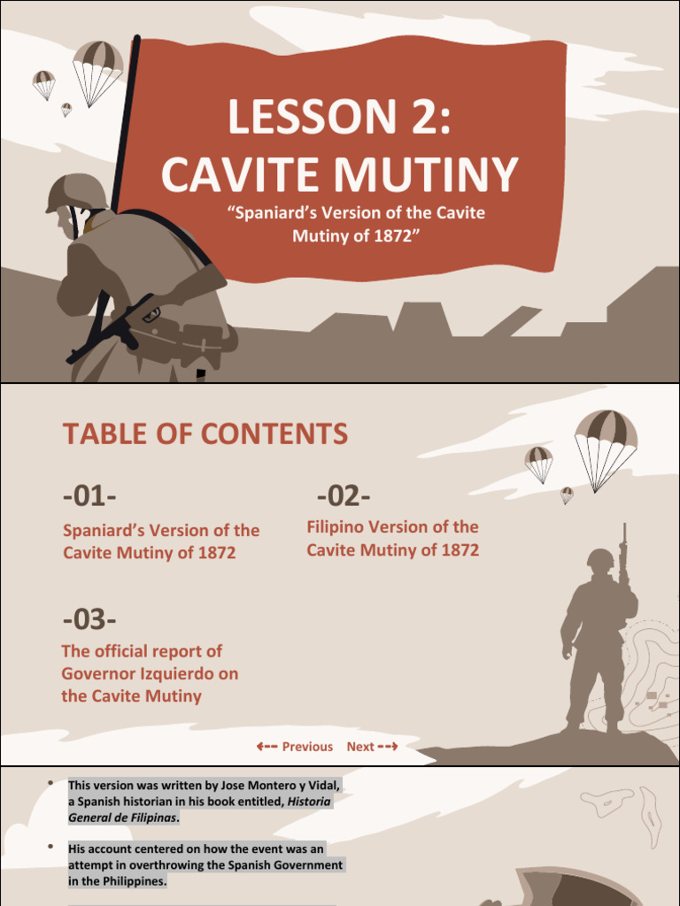 Lesson 2 Cavite Mutiny PDF | PDF | Philippines