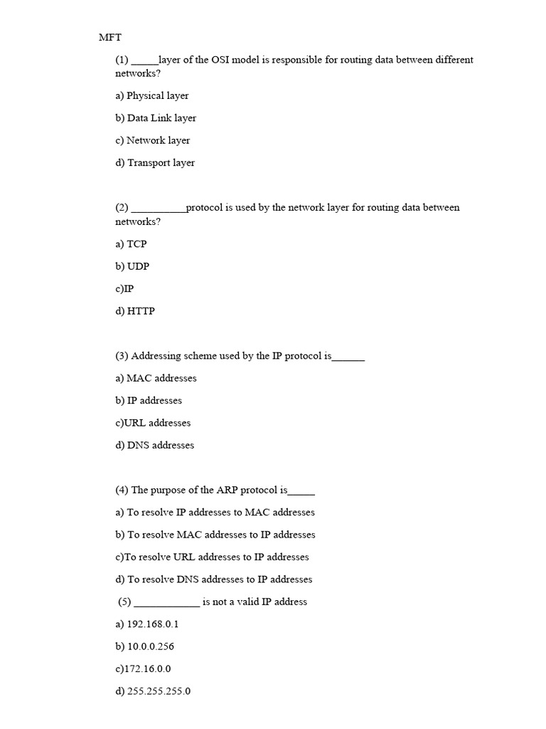 3 BTech CS3402 Computer Network Unit3 | PDF | Internet Protocol Suite | Computer Network