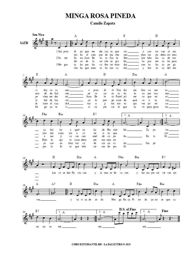 Minga Rosa Pineda | PDF