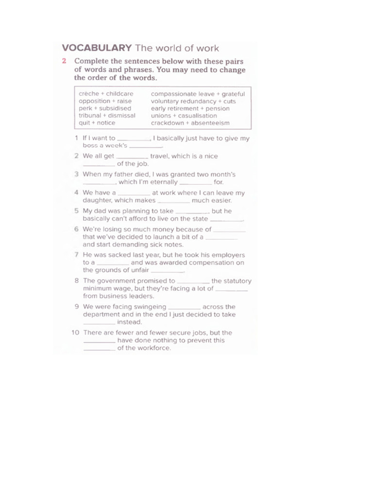 Work - Material | PDF