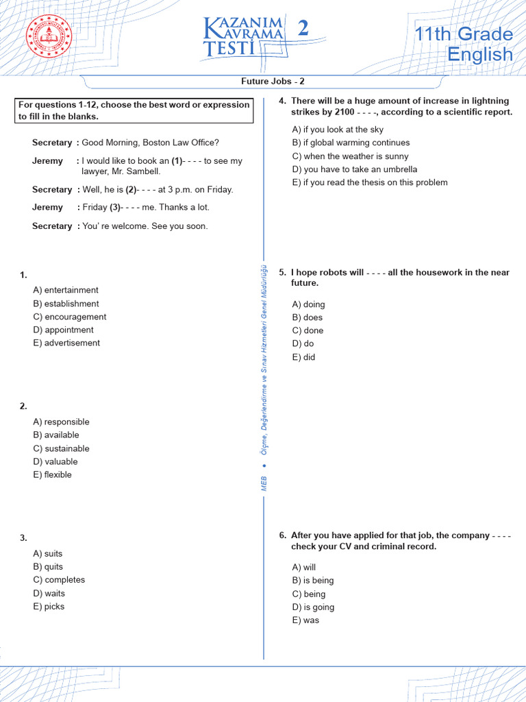 11th Grade English English | PDF