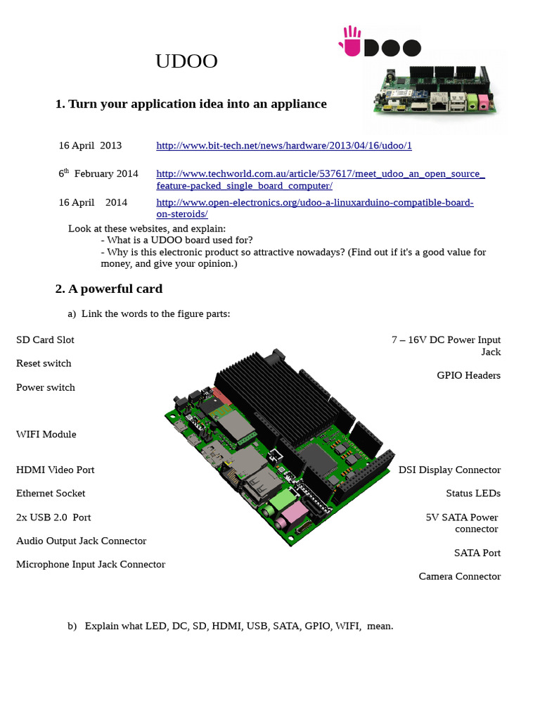 UDOO v03 | Download Free PDF | Computer Engineering | Computer Architecture