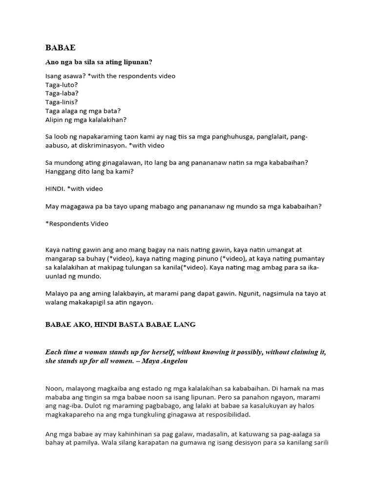 Script Advocacy | PDF