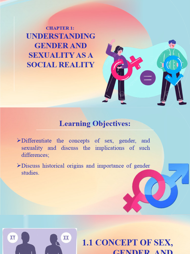 Chapter1 UNDERSTANDING GENDER AND SEXUALITY AS A SOCIAL REALITY ...