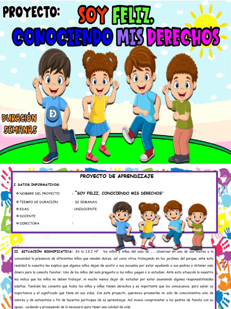 Unidocente - 2da Semana - Proyecto 19 - Derechos | PDF | Las emociones | Bailes