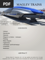 Maglev Train Project | PDF | Magnet | Vehicles