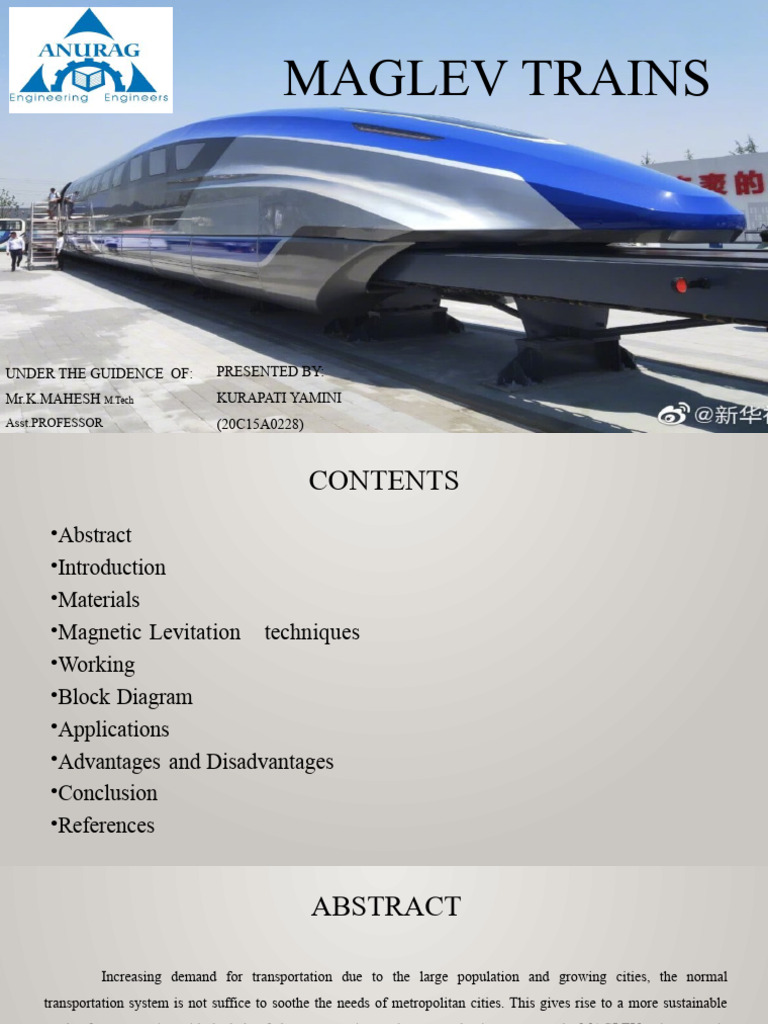 Maglev trains | PDF | Superconductivity | Physics