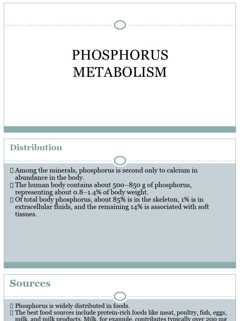 Phosphorus | PDF | Chemistry | Biochemistry
