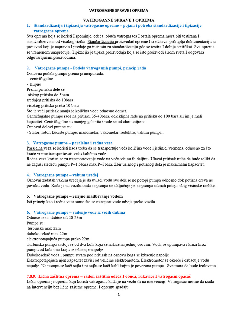 Vatrogasne-Sprave-I-Oprema | PDF