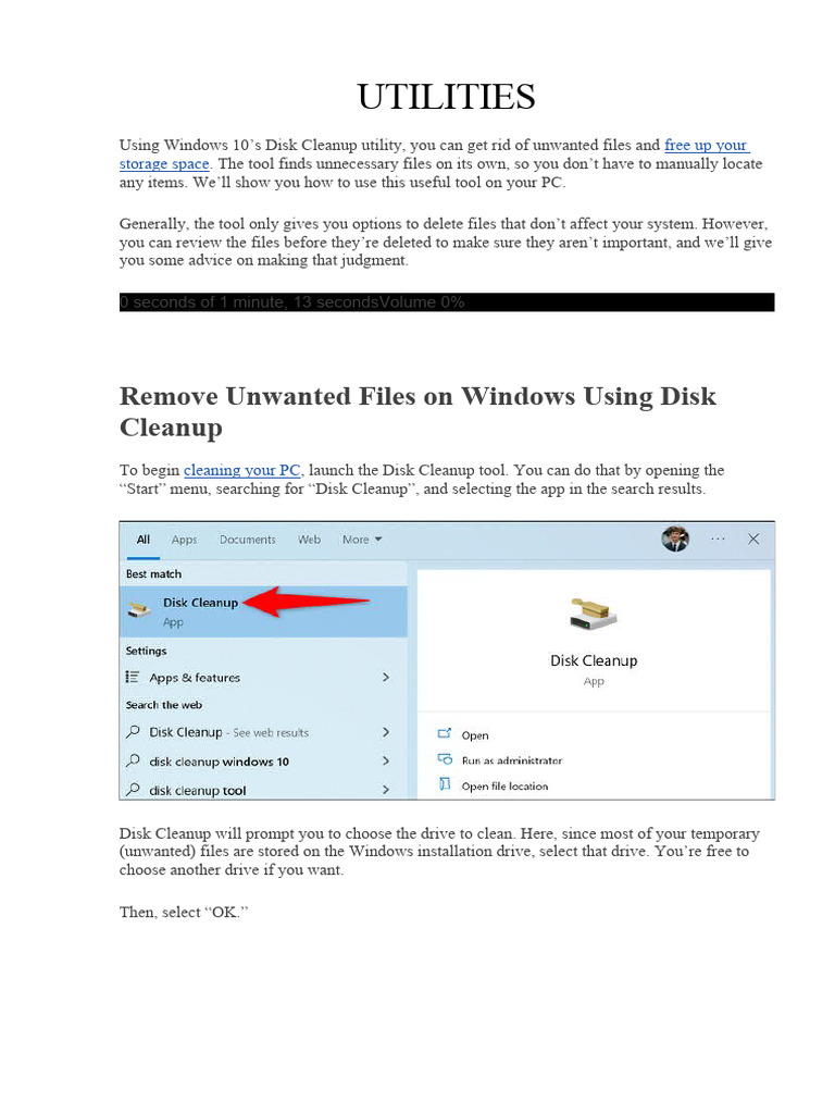 UTILITIES | PDF | Computer File | Microsoft Windows