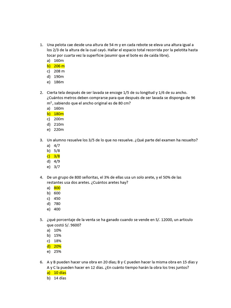 RM Segundo Examen | PDF