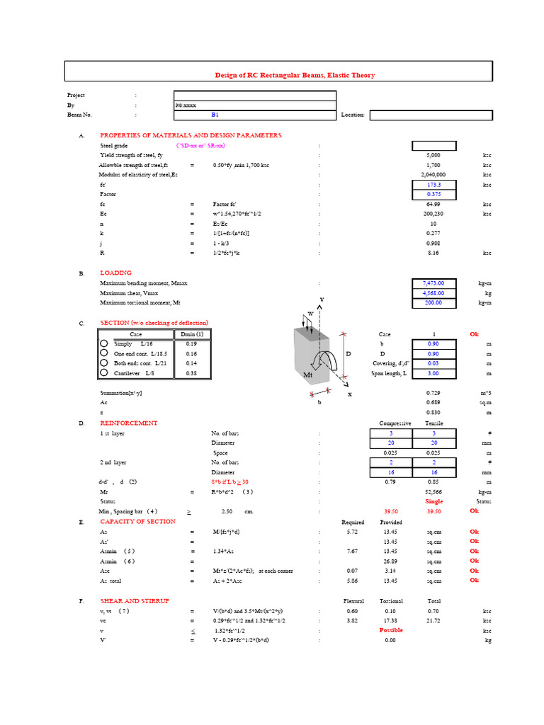 Beam | PDF | Beam (Structure) | Strength Of Materials